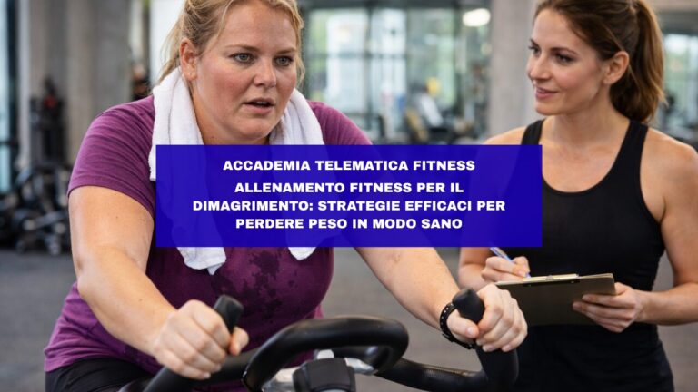 Allenamento fitness per il dimagrimento: strategie efficaci per perdere ...